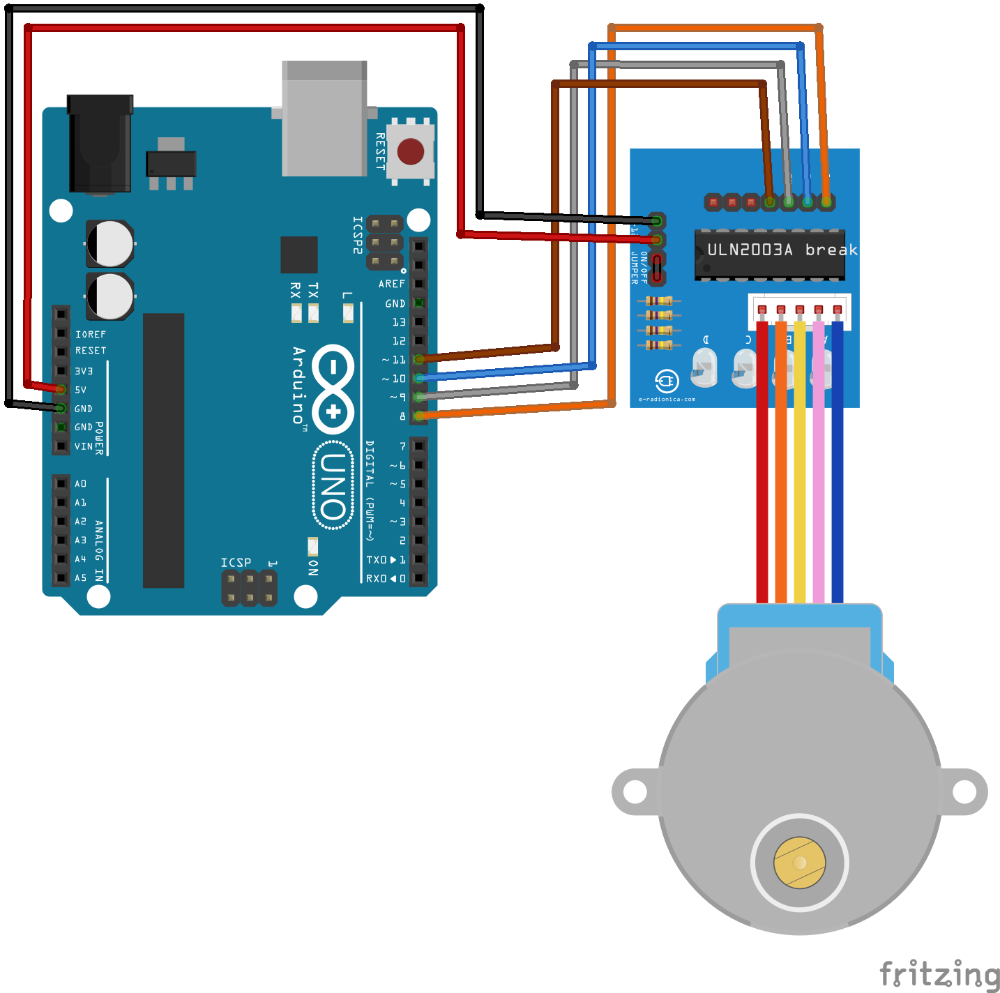 Guia de Montagem: Como Conectar e Controlar um Motor de Passo com Arduino - Blog Saravati: Tudo ...