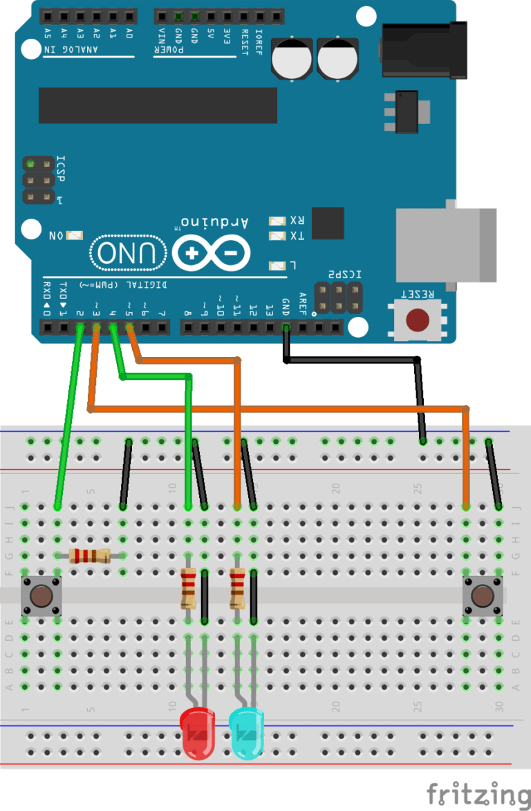 Guia de Montagem: Integrando Botões com Pull-Up Interno no Arduino ...