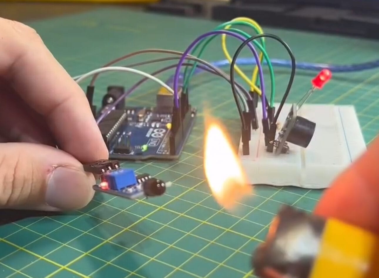 Como Fazer um Detector de Incêndio com Arduino - Blog Saravati: Tudo sobre Arduino, Raspberry Pi ...