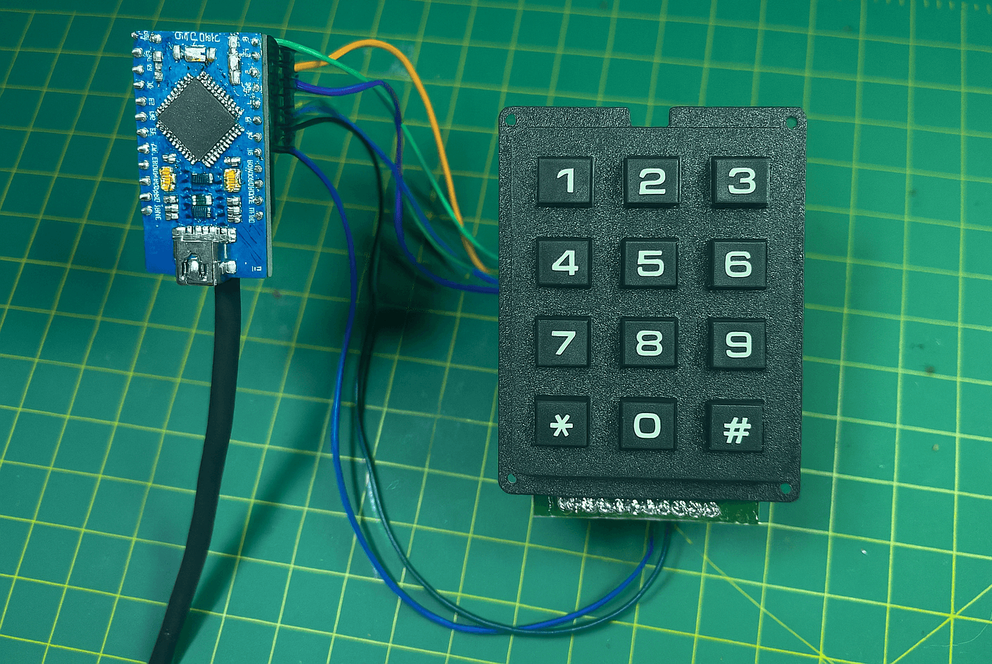 Como Fazer um Teclado Numérico USB com Arduino Pro Micro - Blog Saravati: Tudo sobre Arduino ...